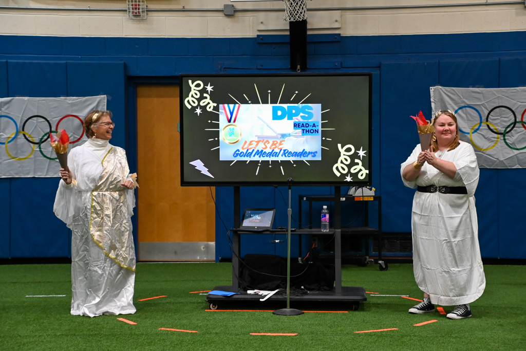 DPS Kicks Off Read-A-Thon with Olympic-Sized Surprise | East Greenbush CSD